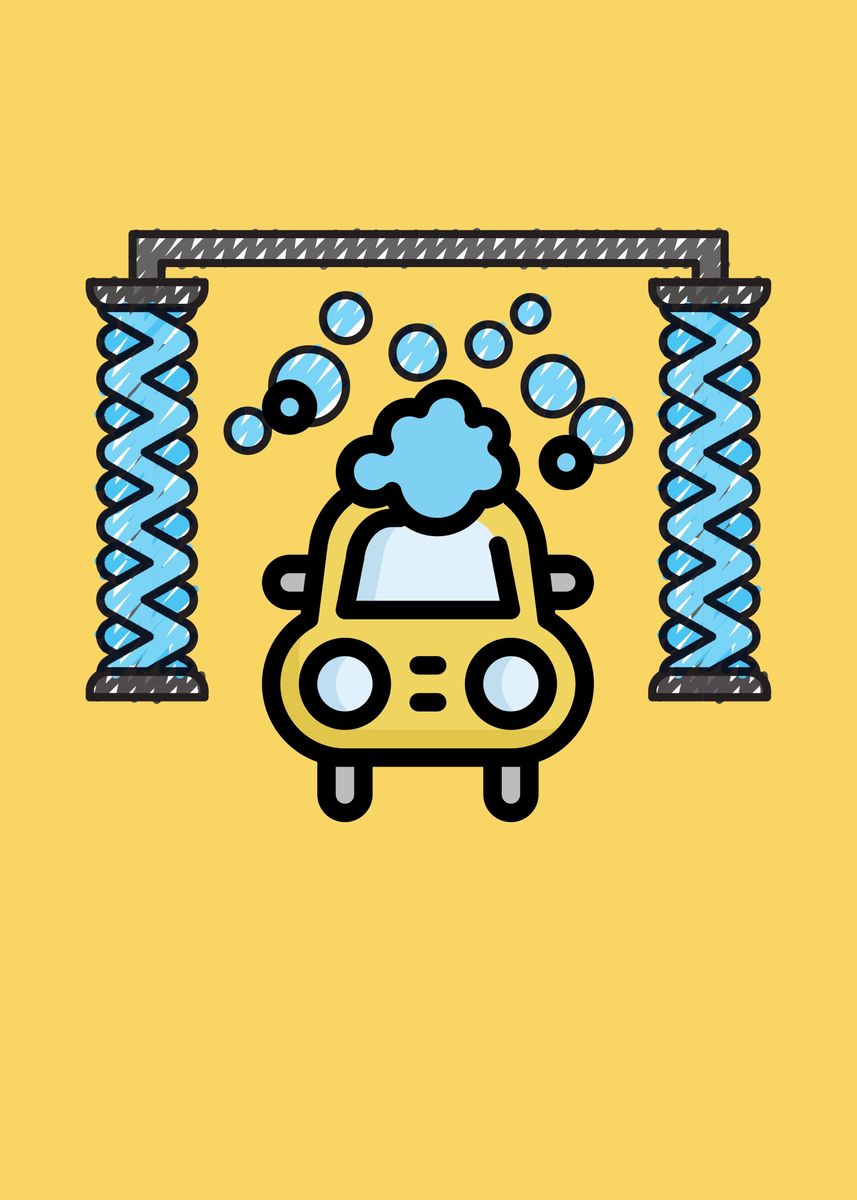 'Minimalist Car Decor 35' Poster by Oizy Production | Displate