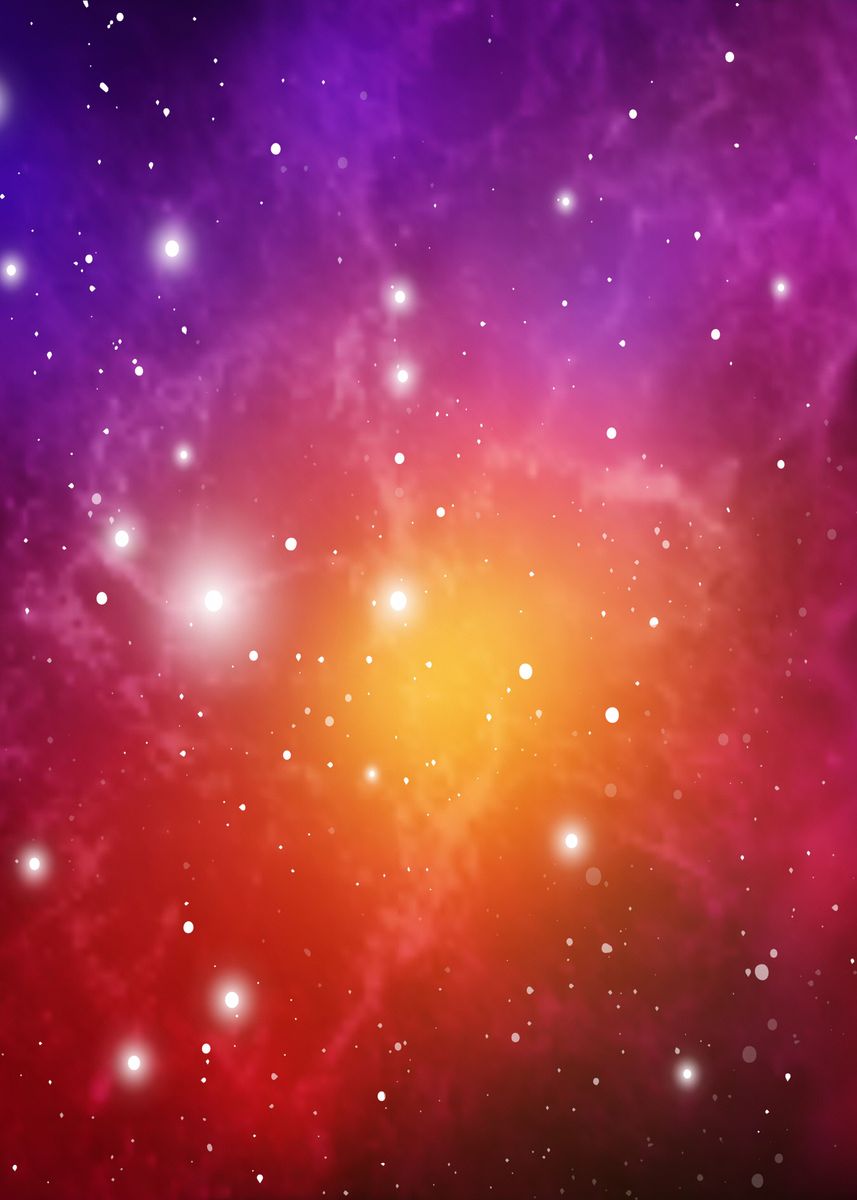 'Galaxy Planet 38' Poster by Aloke Design | Displate
