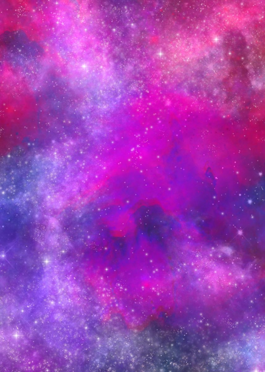 'Galaxy Planet 27' Poster by Aloke Design | Displate