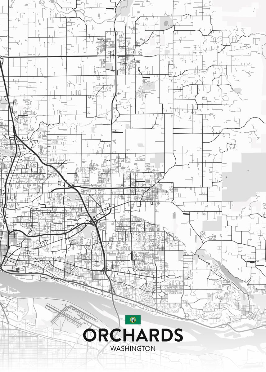 'Orchards WA' Poster by IMR Designs | Displate