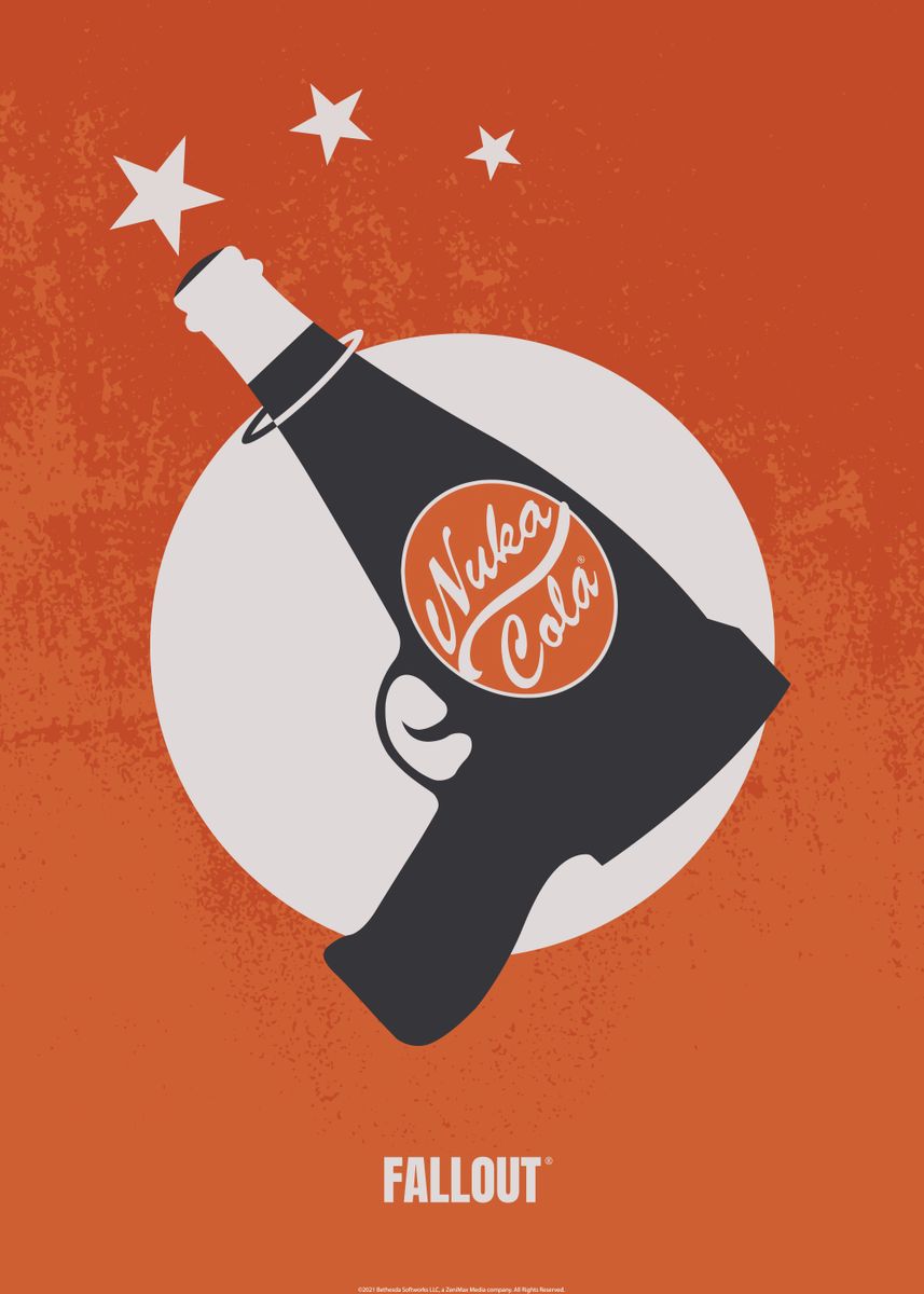 'Fallout Minimalistic' Poster, picture, metal print, paint by Fallout ...