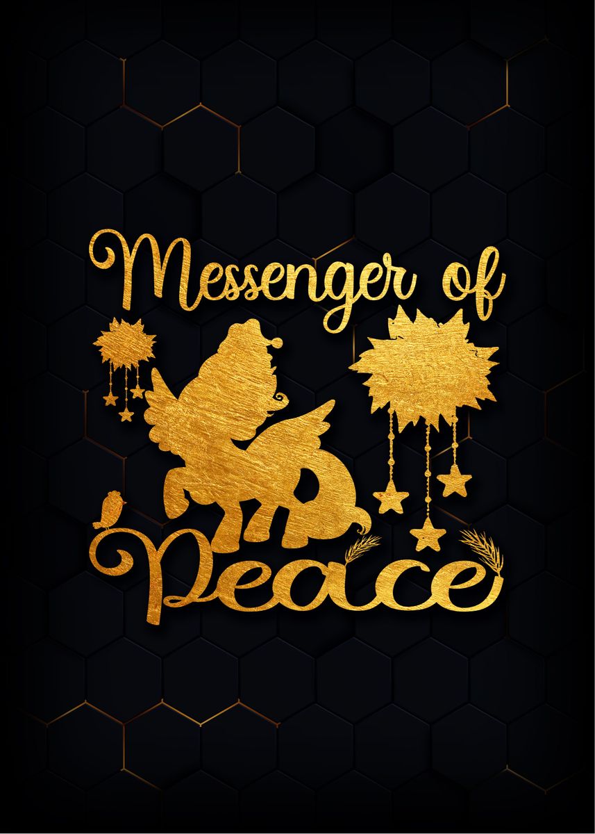'Messenger of Peace' Poster, picture, metal print, paint by Denis ...