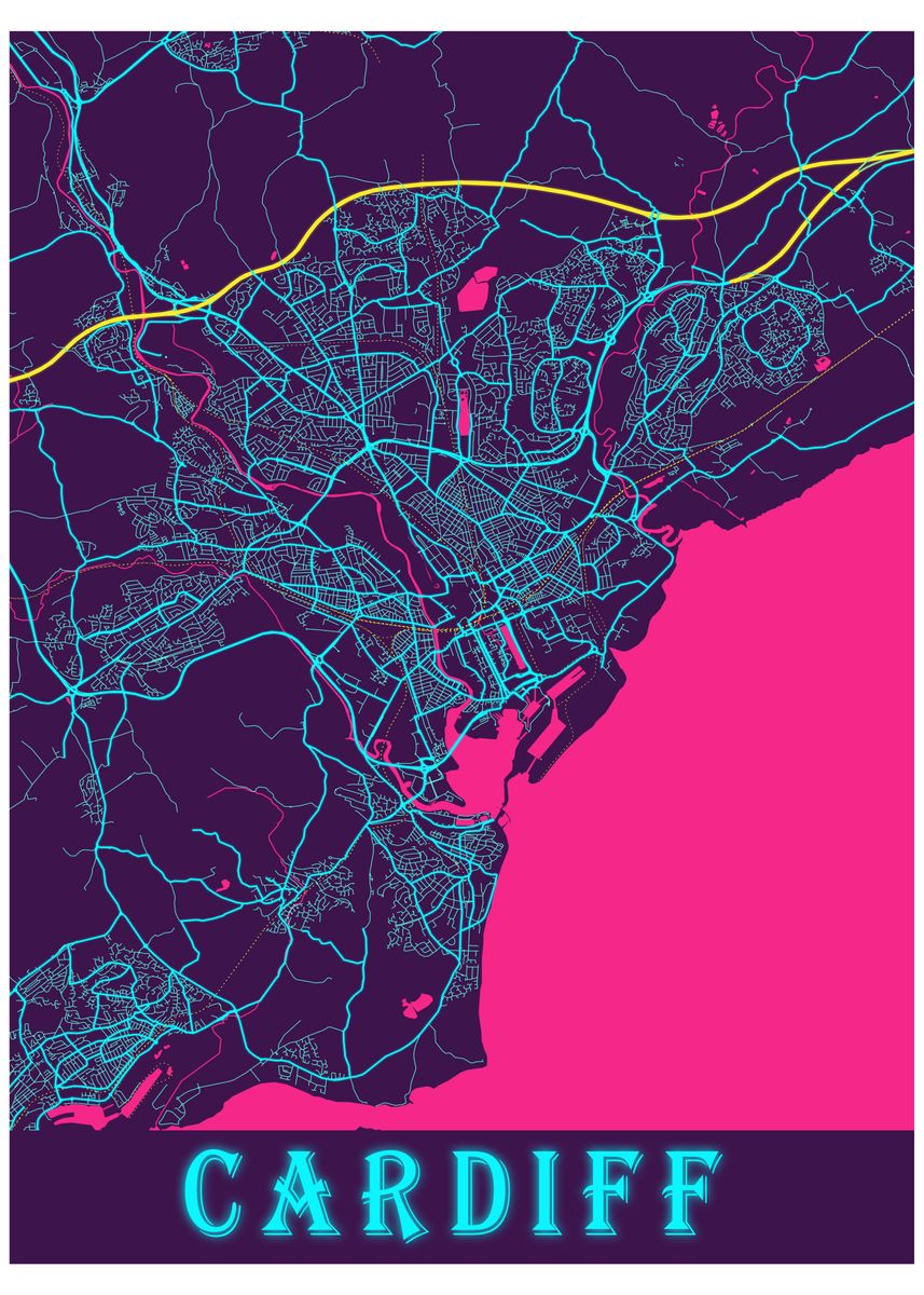 'CARDIFF ' Poster by Brock Lesnar | Displate