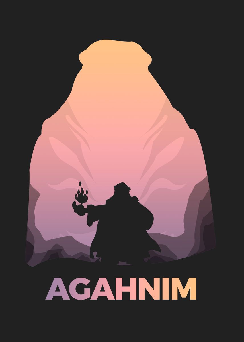 'Agahnim' Poster, picture, metal print, paint by Facet Bengkok | Displate