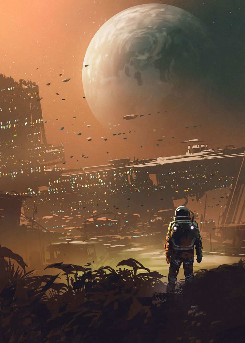 'The Explorer' Poster by Stephen Schreck | Displate