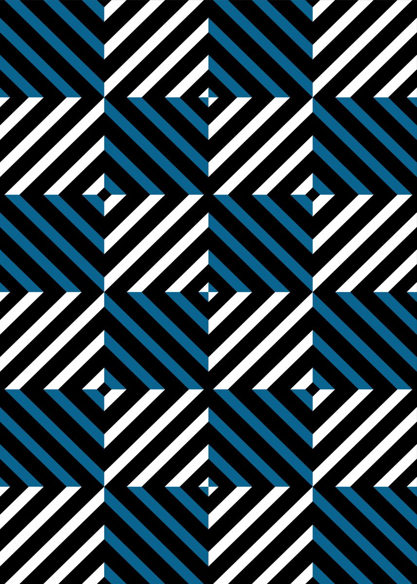 'Square Pattern' Poster by Ganola Store | Displate