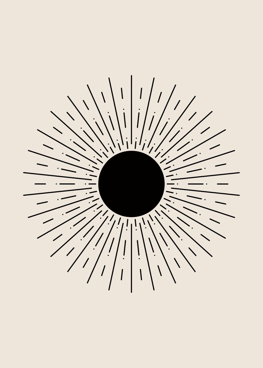 'Beige Sun Panel 3' Poster, picture, metal print, paint by Haus and ...