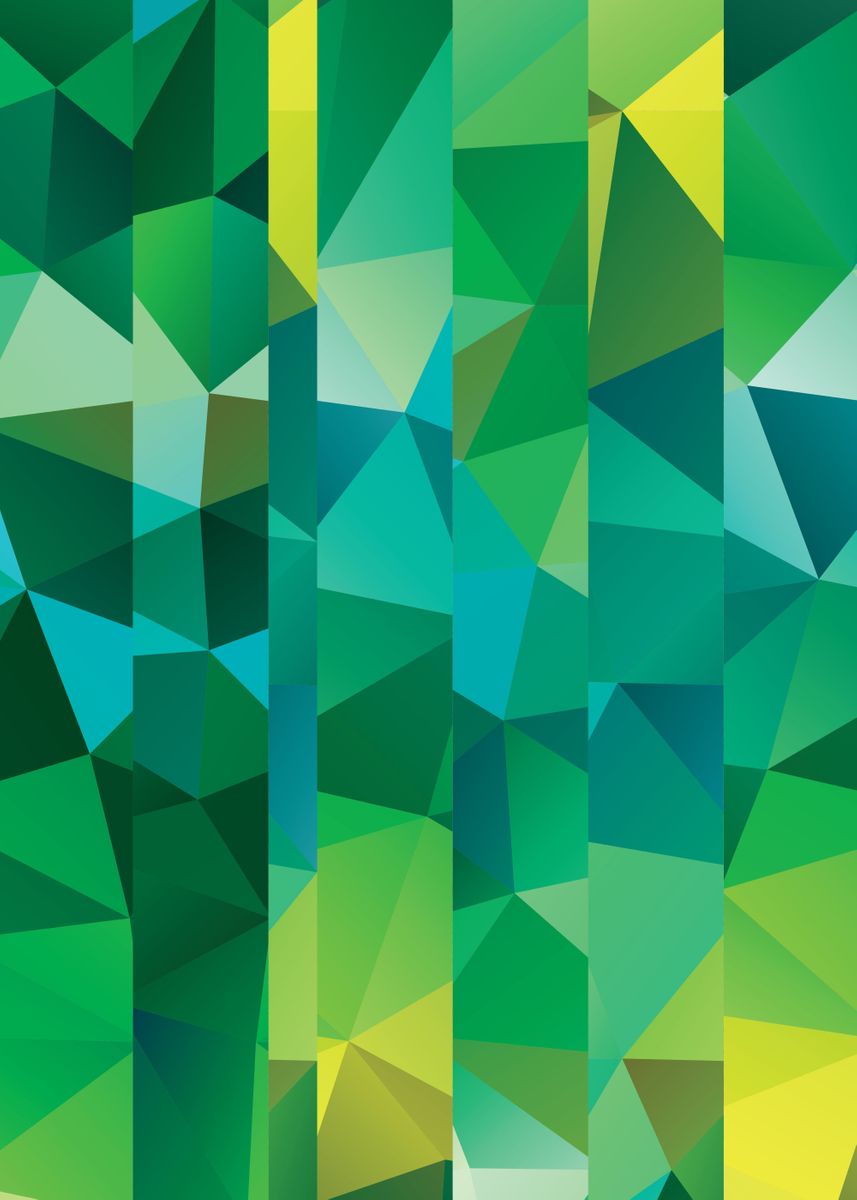 'Polygons' Poster by CaptiveArtDesigns | Displate