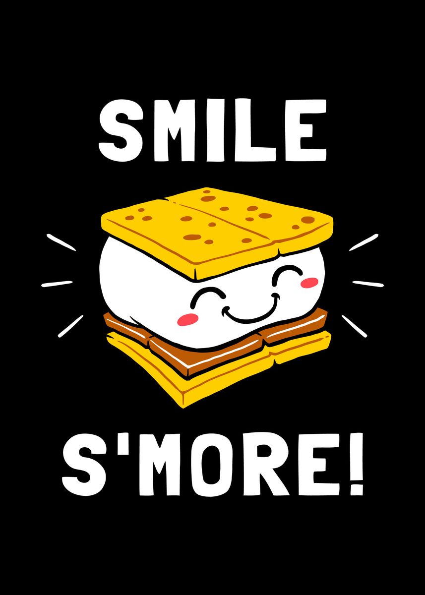 'Smile Smore ' Poster by Yipptee | Displate