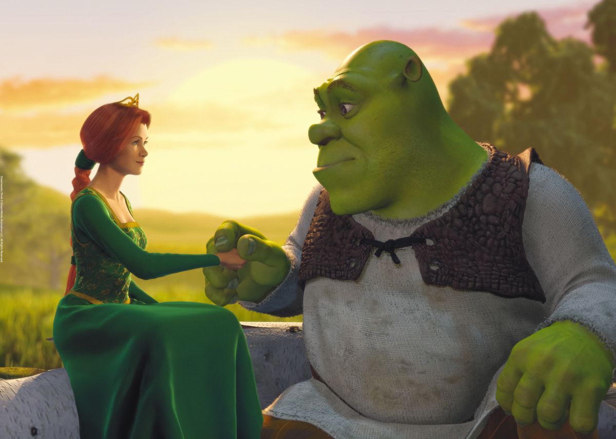 'Romantic sunset' Poster by Shrek | Displate