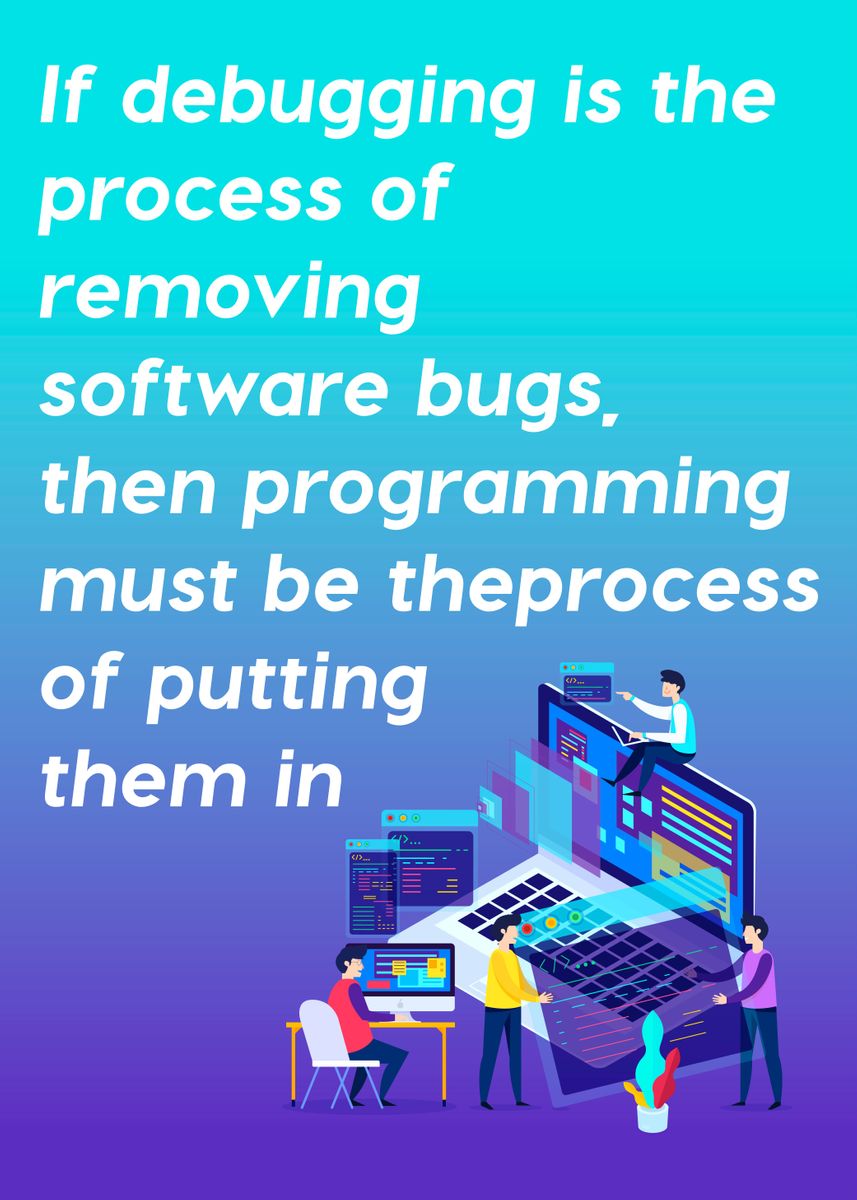 'Edsger Dijkstra Quote ' Poster by Reflection Quotes | Displate