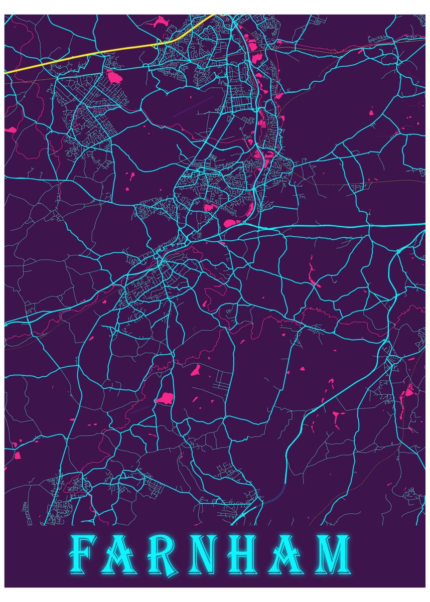 'FARNHAM ' Poster, picture, metal print, paint by Brock Lesnar | Displate