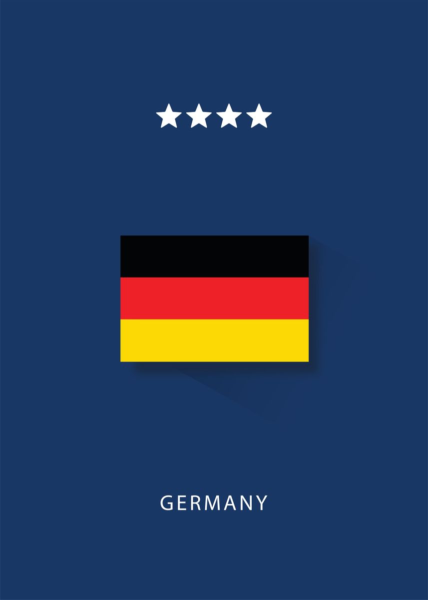 'The German Team' Poster, picture, metal print, paint by Jack | Displate