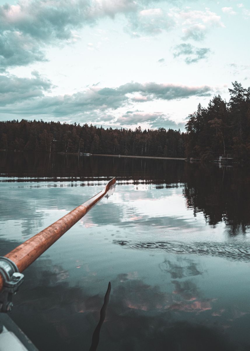 'Oar' Poster, picture, metal print, paint by sanevisuals | Displate