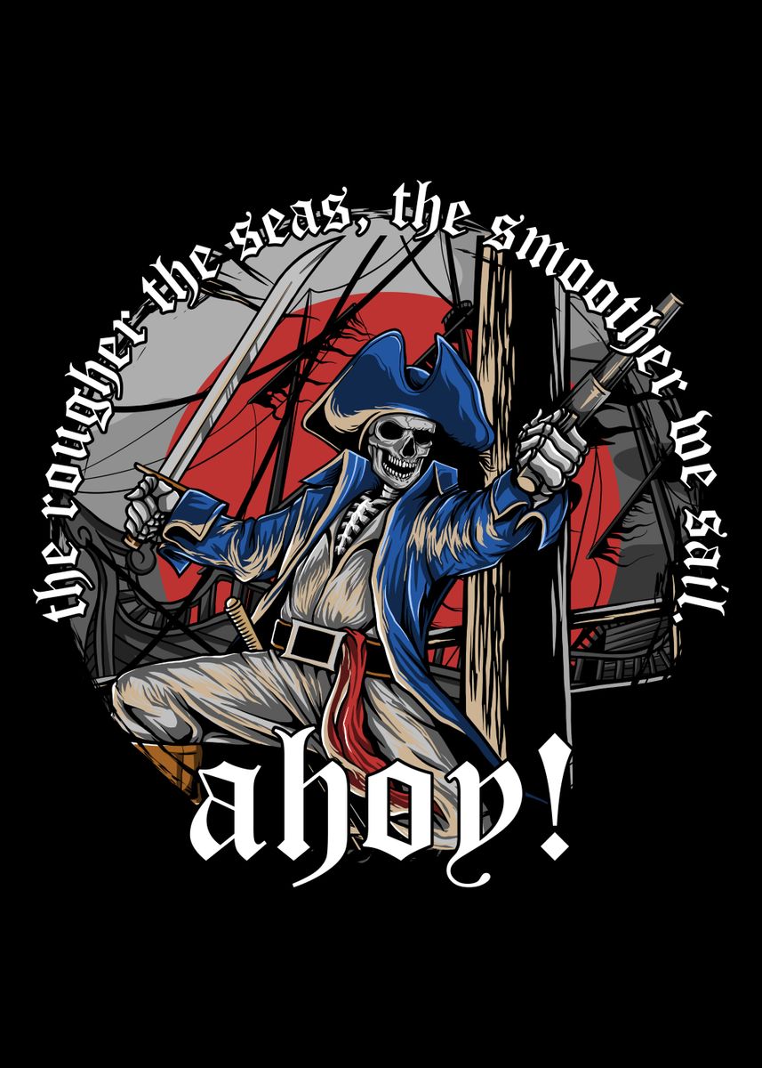 'Gothic Pirate Captain ' Poster, picture, metal print, paint by Gothic ...