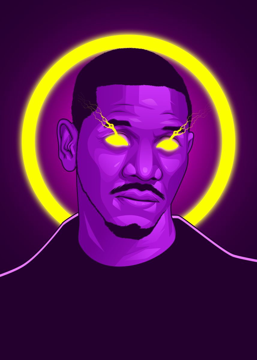 'Giggs Rapper' Poster by Colorize Studio | Displate