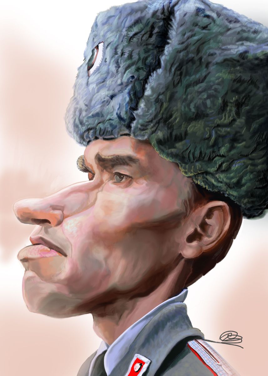 'Ivan Danko' Poster, picture, metal print, paint by Radu Chiruță | Displate