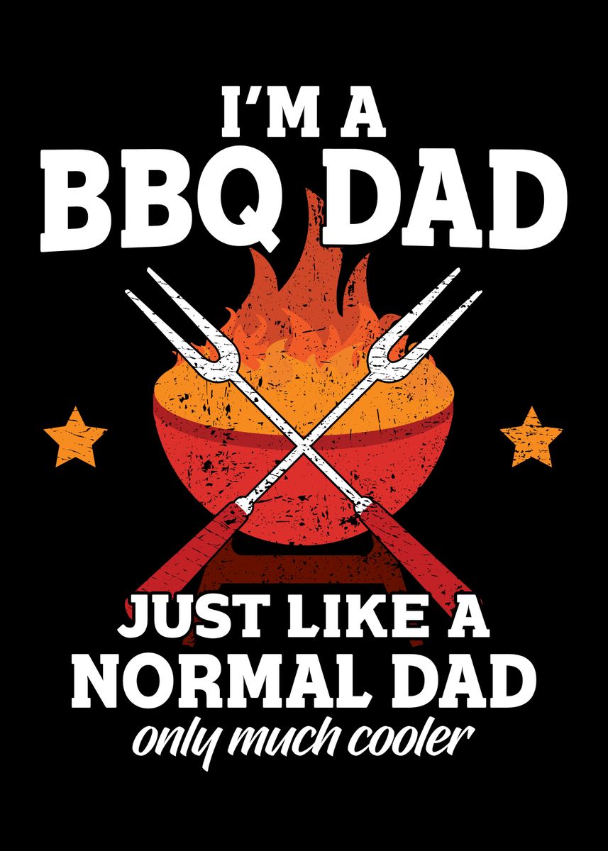 'BBQ Dad' Poster by platenum | Displate