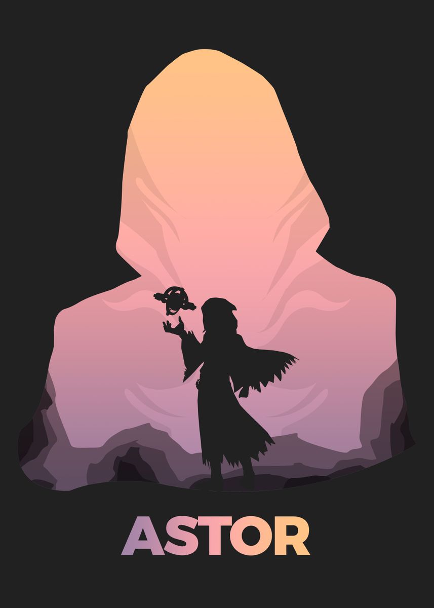 'Astor' Poster, picture, metal print, paint by Facet Bengkok | Displate