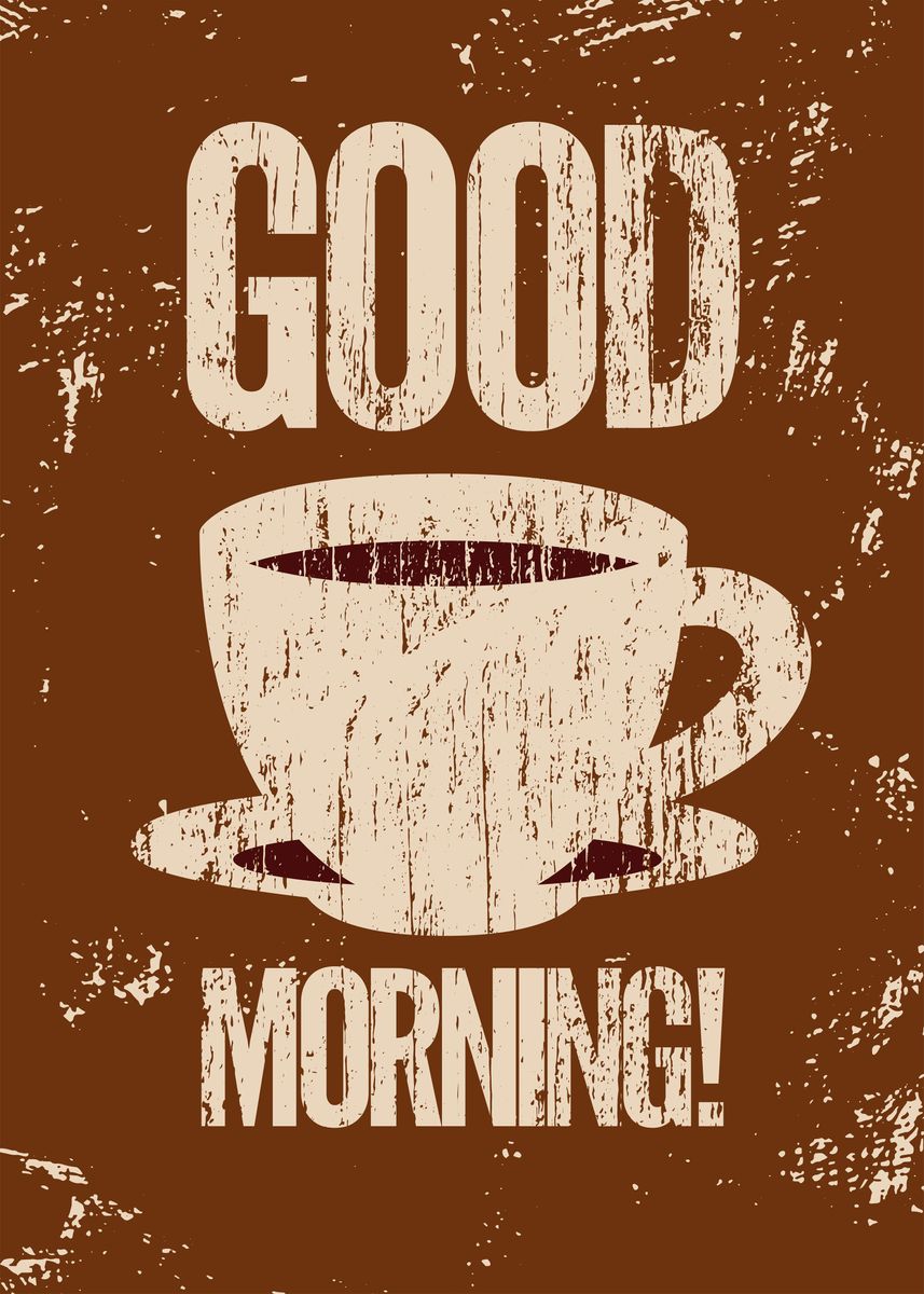'Good morning too ya' Poster, picture, metal print, paint by ...