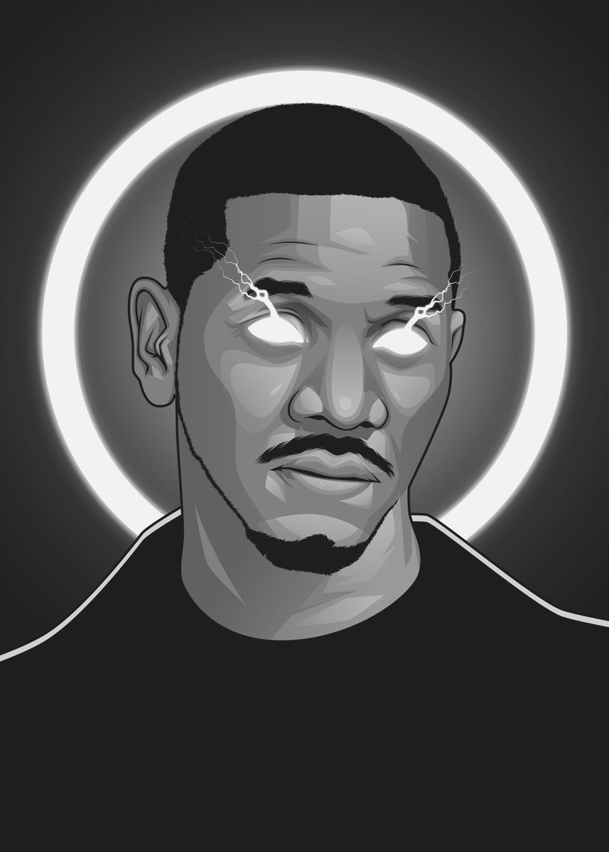 'Giggs Rapper' Poster, picture, metal print, paint by Colorize Studio ...