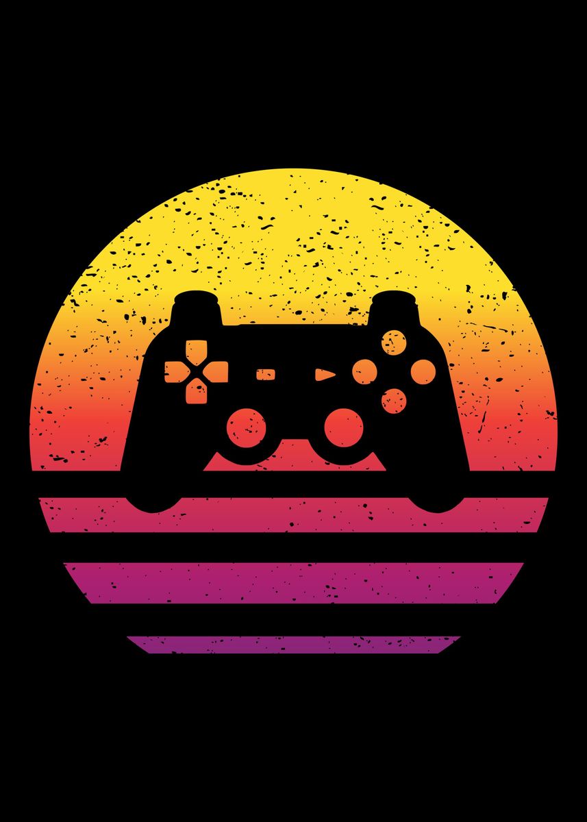 'Controller Retro Vintage' Poster by royalsigns | Displate