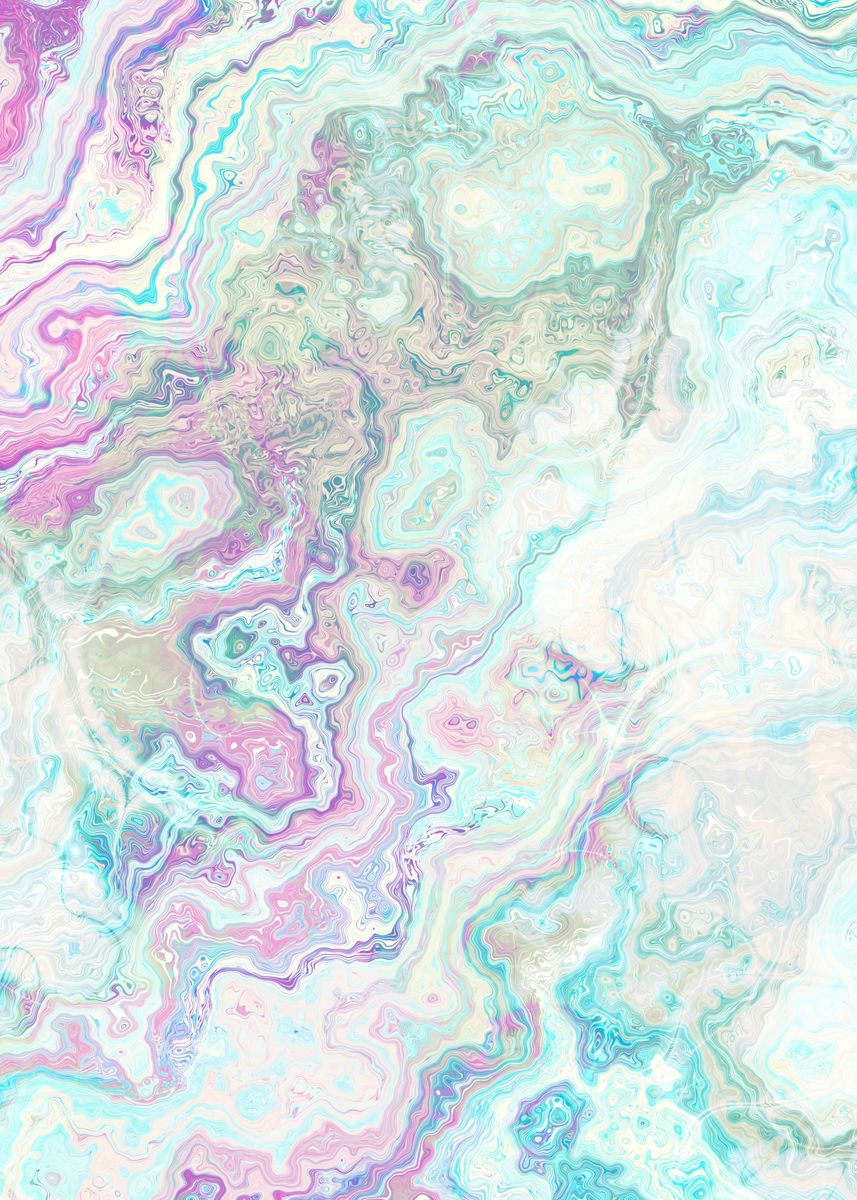 'Pastel Marble Texture 15' Poster by Aloke Design | Displate