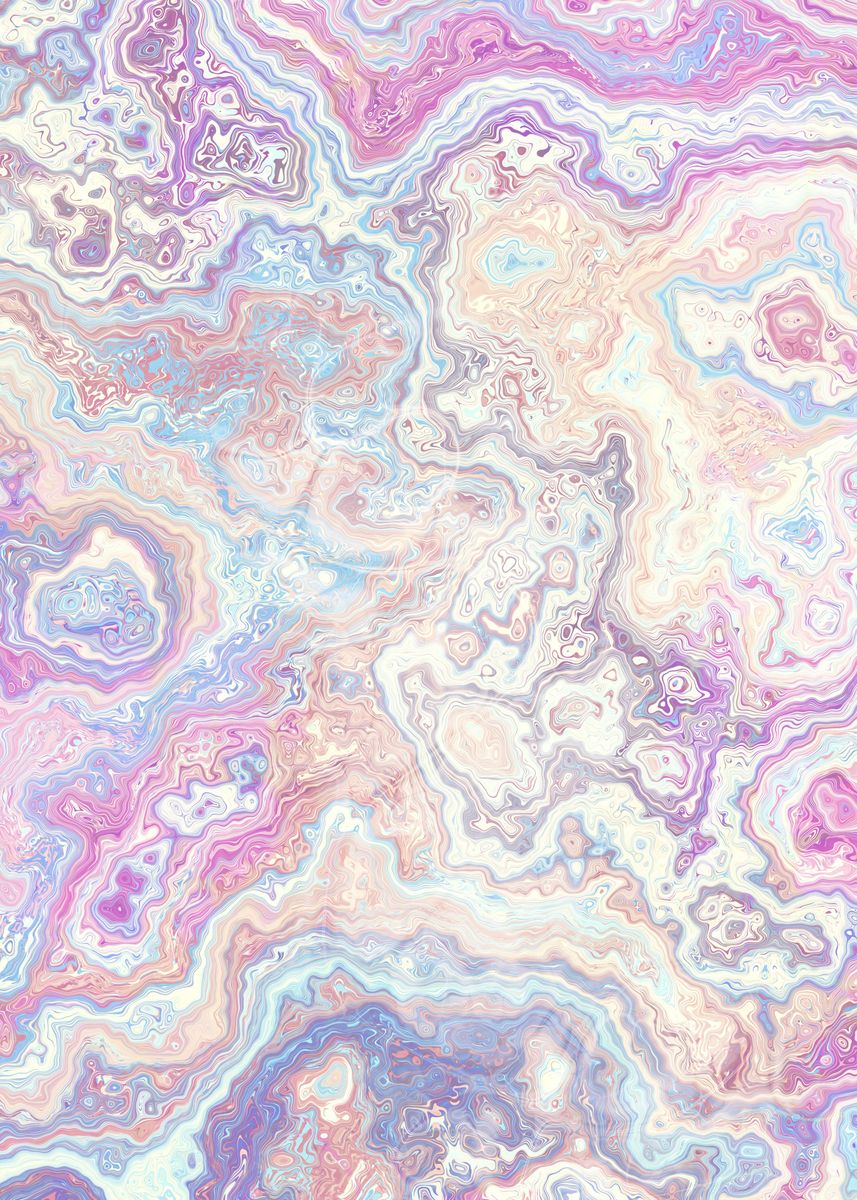 'Pastel Marble Texture 16' Poster by Aloke Design | Displate