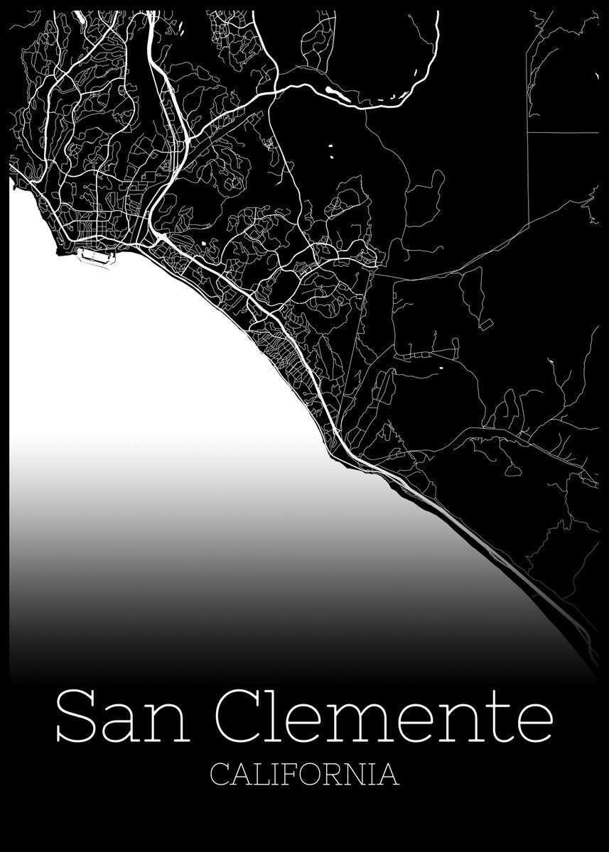 'San Clemente California' Poster by RelDesign | Displate