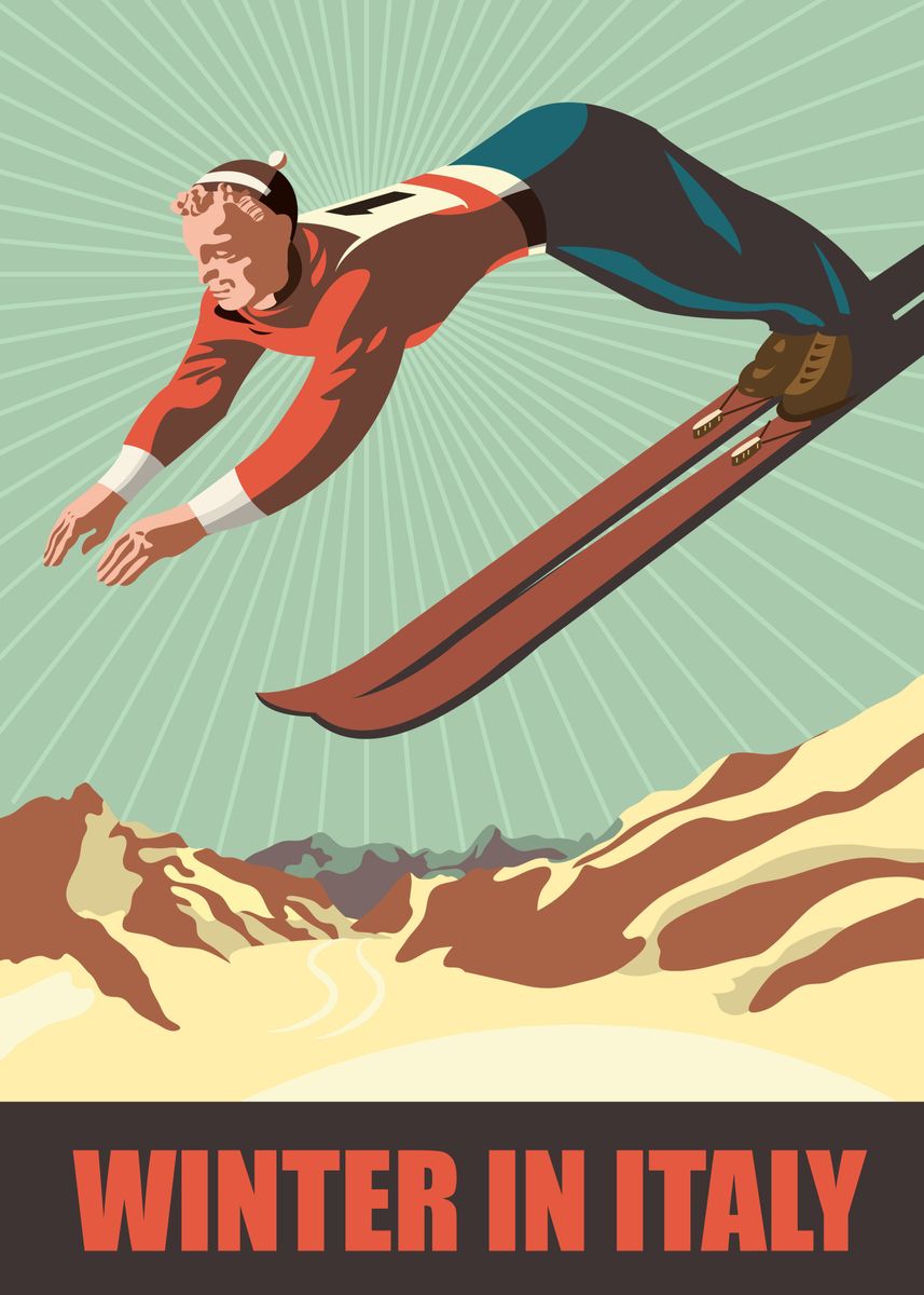 'Winter in Italy' Poster by Long Shot | Displate