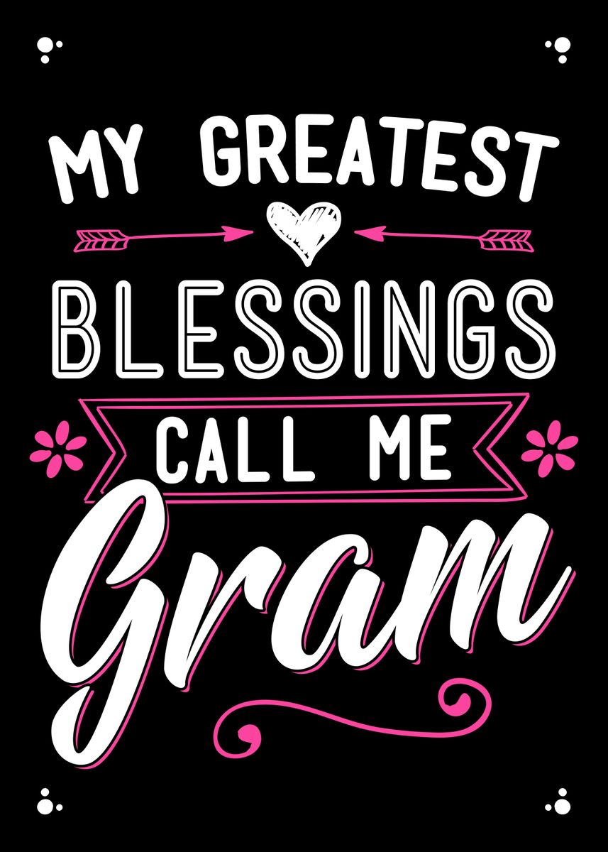 'Call Me Gram' Poster by platenum | Displate