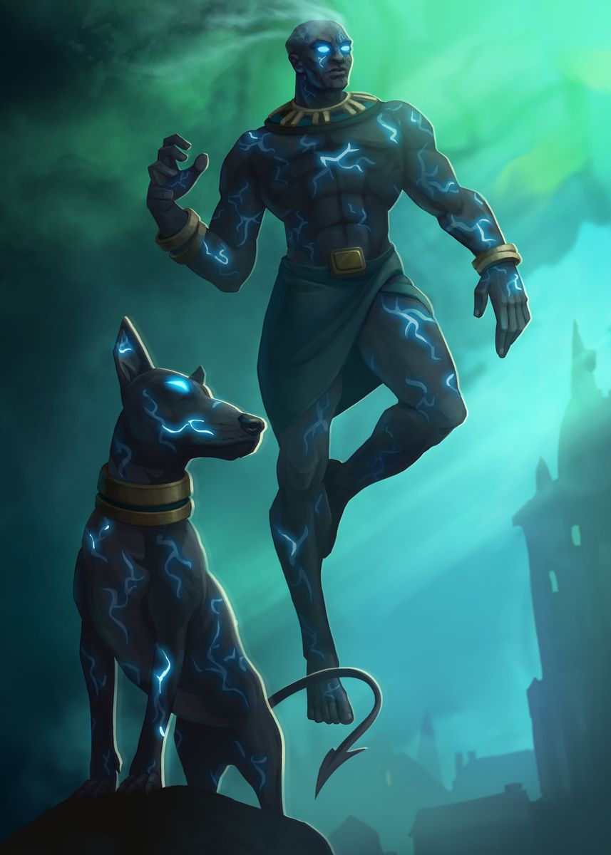 'Bane and Bone' Poster, picture, metal print, paint by Malcs | Displate