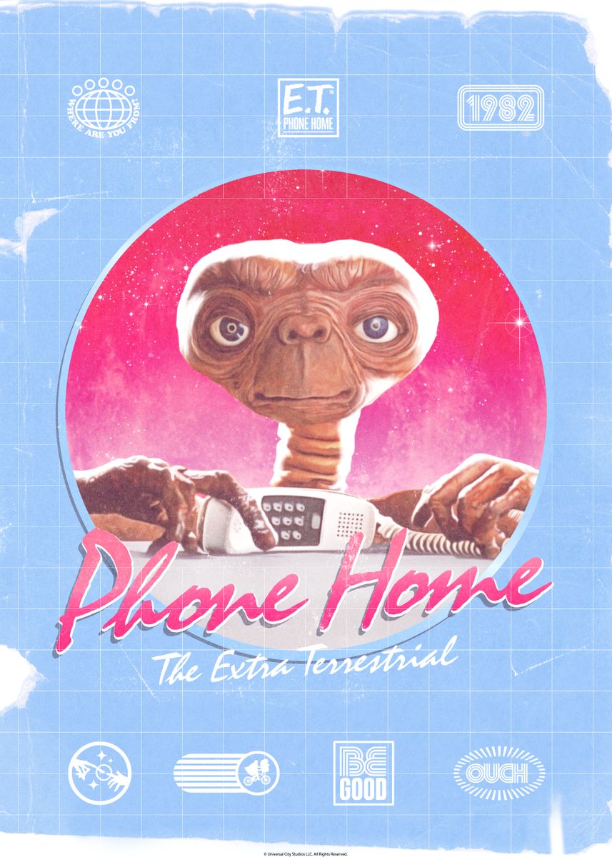 'Phone Home' Poster by E.T. | Displate