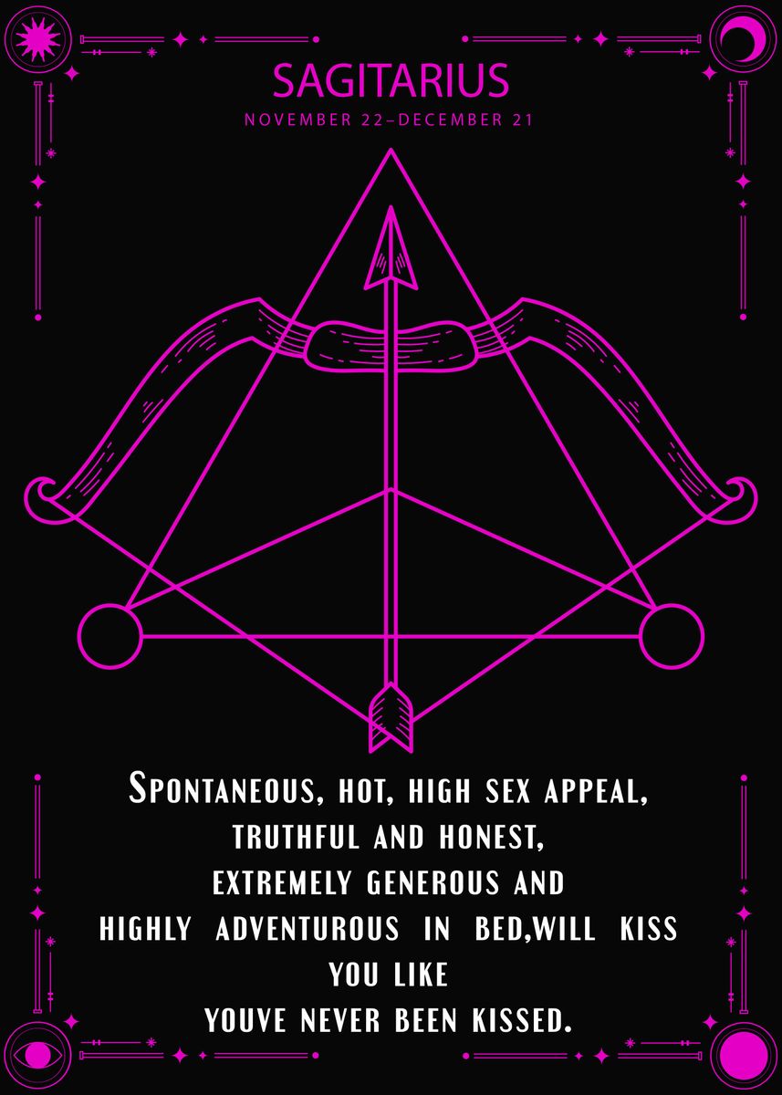 'Sagitarius Zodiac Sign' Poster by BORISLAV DIMCHEV | Displate