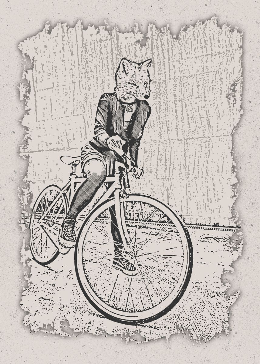 'Bike Punk' Poster by Ilya Danilov | Displate