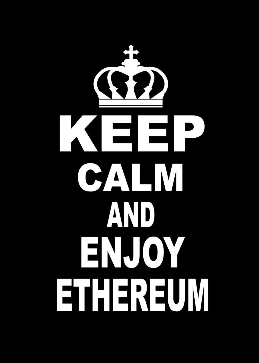 'Keep Calm And Enjoy' Poster by ZS C O M M E R C E | Displate