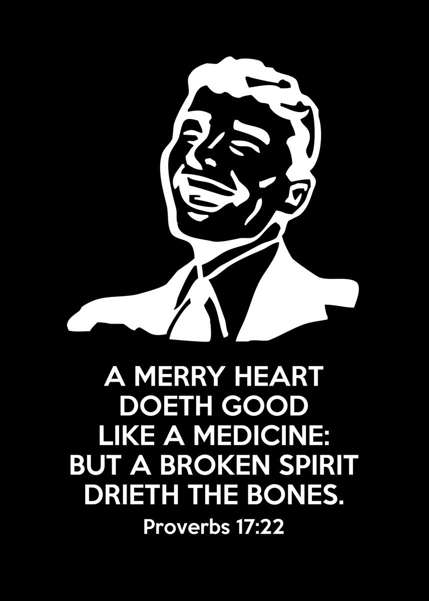 'Proverbs 17 22' Poster by ABConcepts | Displate