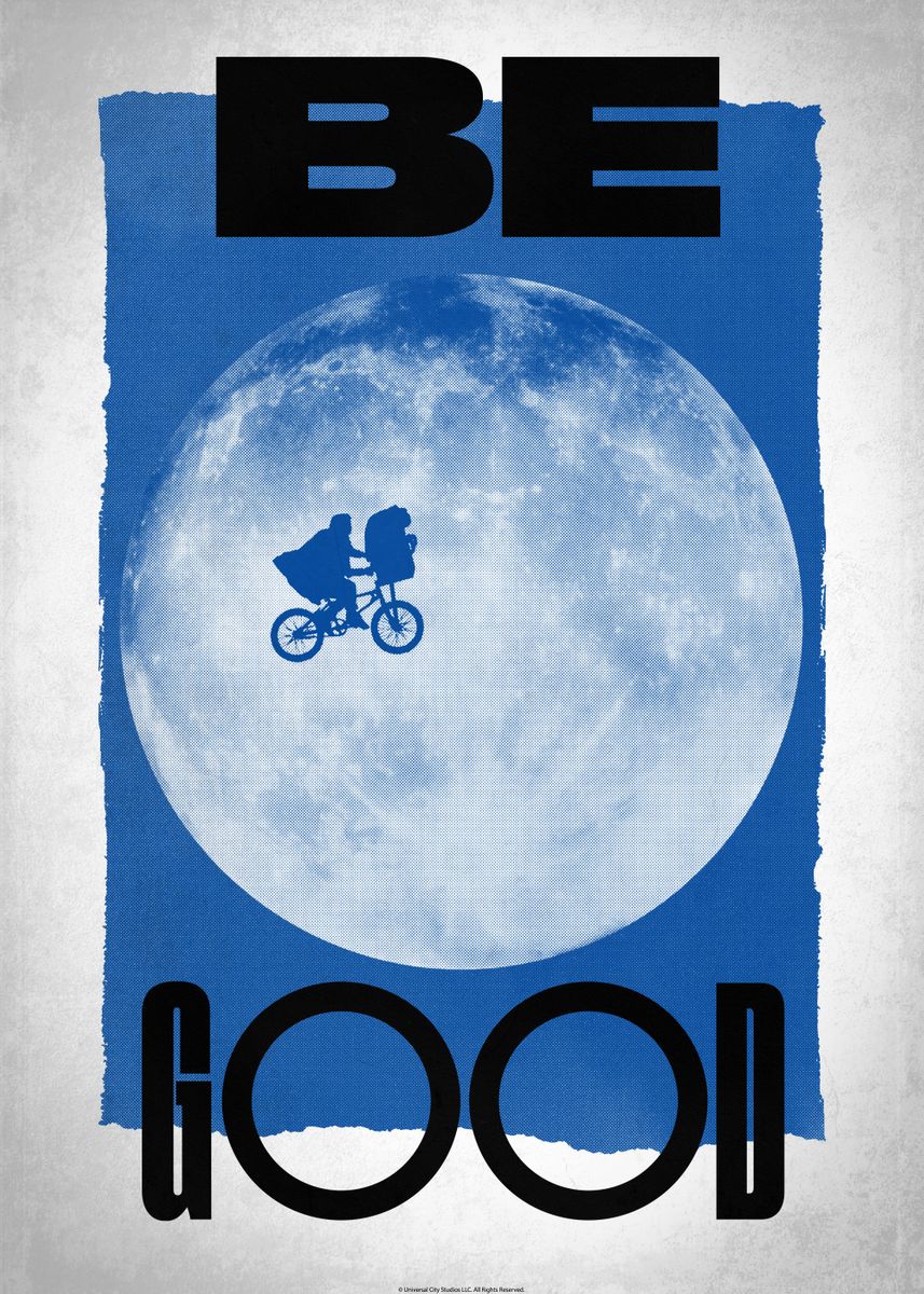 'The Moon' Poster, picture, metal print, paint by E.T. | Displate