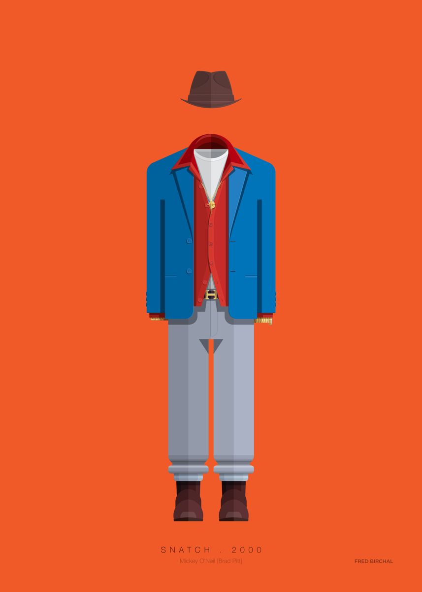 'Snatch' Poster, picture, metal print, paint by Fred Birchal | Displate