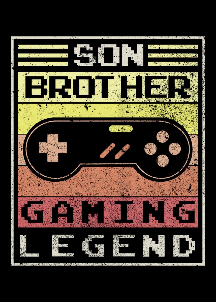 'Gaming Video Games Gamer' Poster, picture, metal print, paint by ...