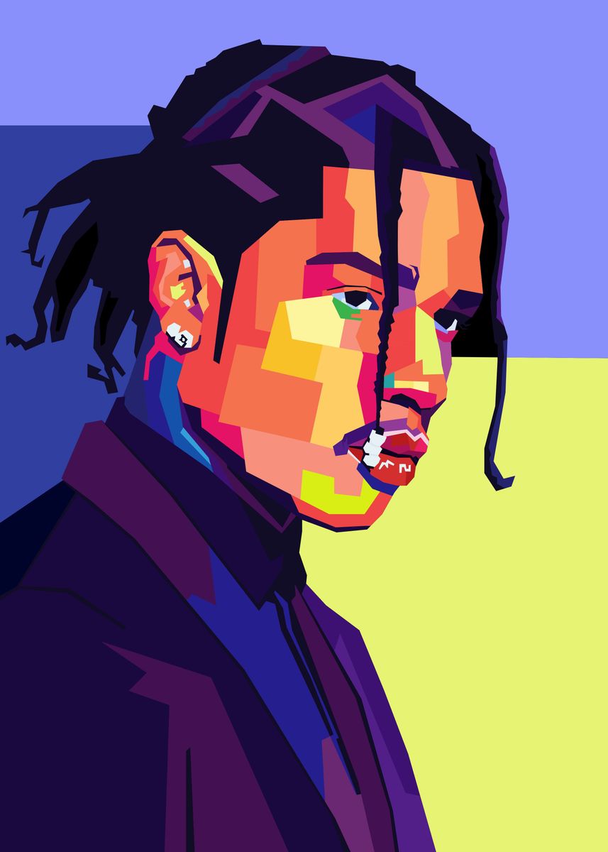 'Asap rocky ' Poster, picture, metal print, paint by Azlan Xavier ...