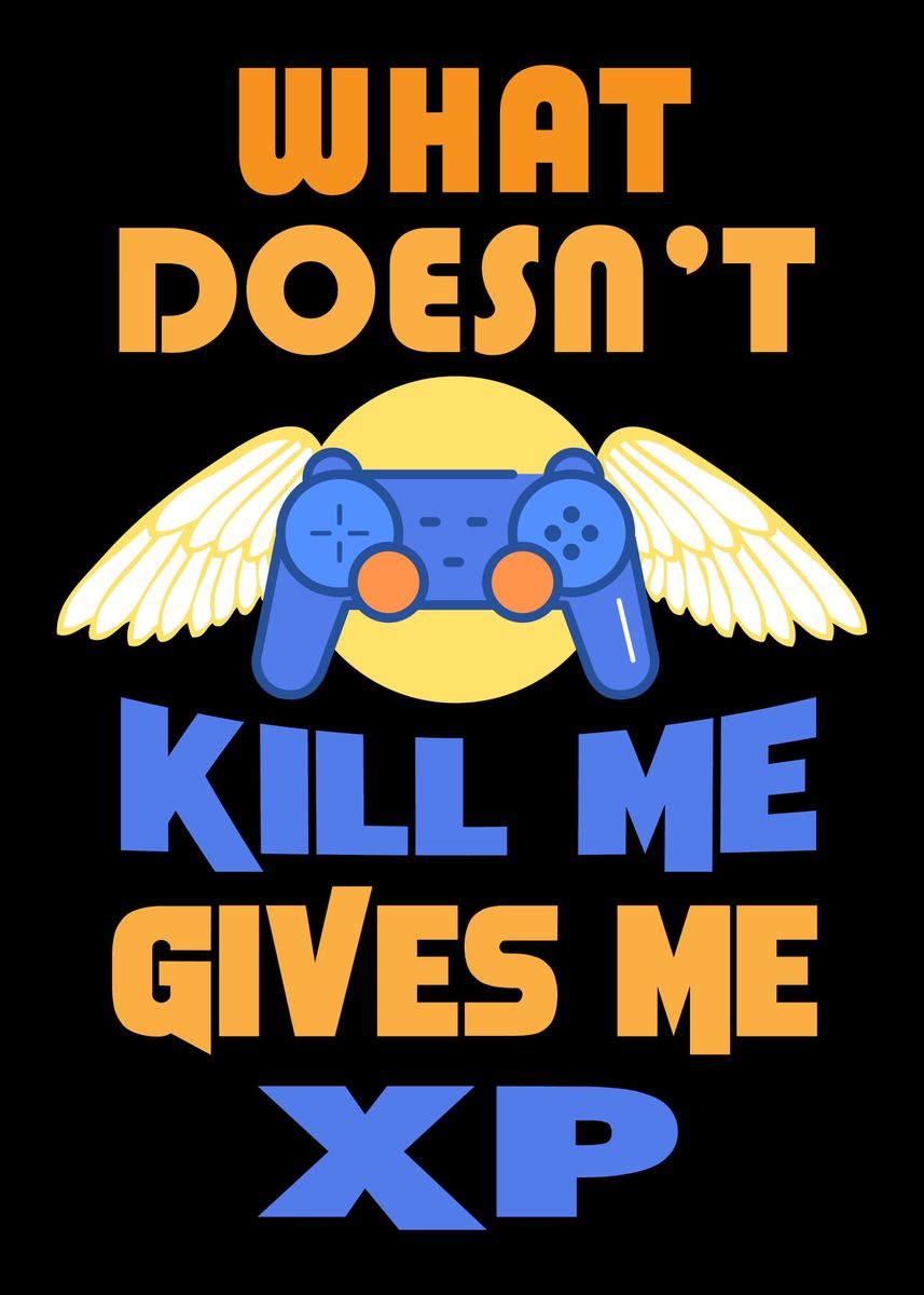 'Gaming Video Games Gamer' Poster, picture, metal print, paint by ...