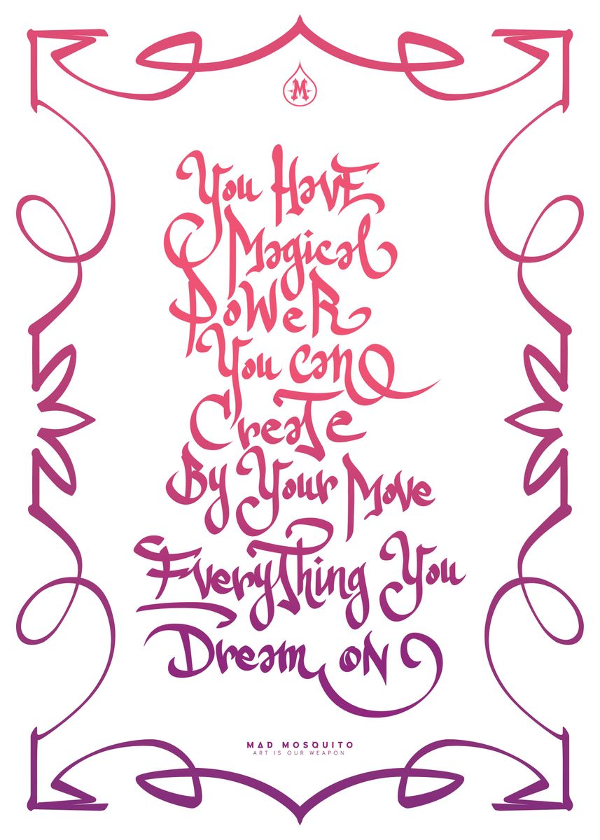 'You Have Magical Power' Poster by OkuAku | Displate