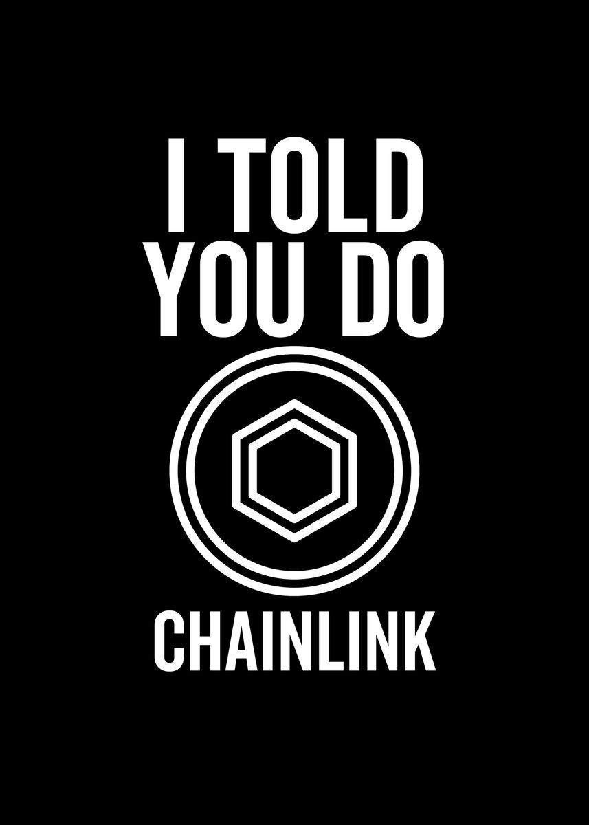 'I Told You So Chainlink' Poster, picture, metal print, paint by ...