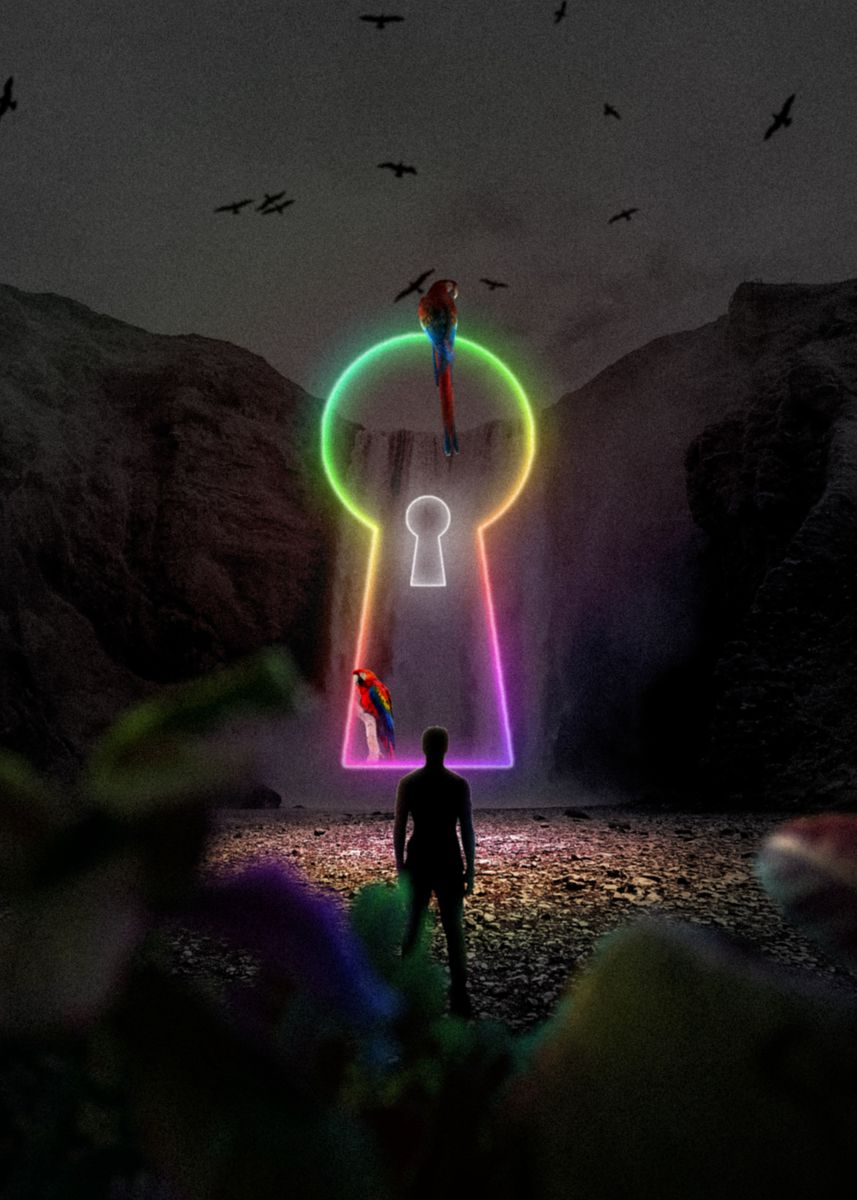 'MasterKey' Poster, picture, metal print, paint by TiDi | Displate