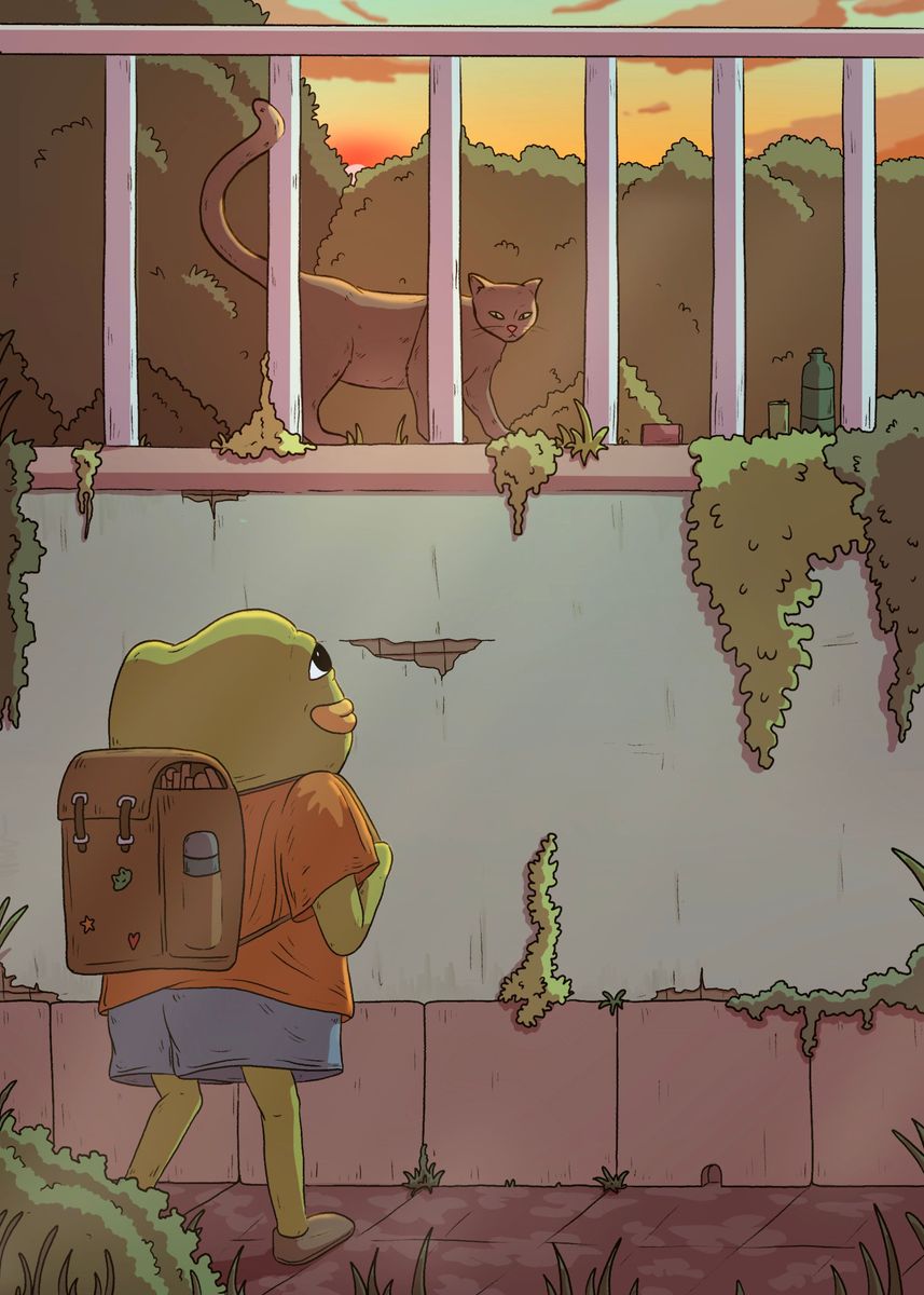 'Going Home' Poster, picture, metal print, paint by H3NRYxP | Displate