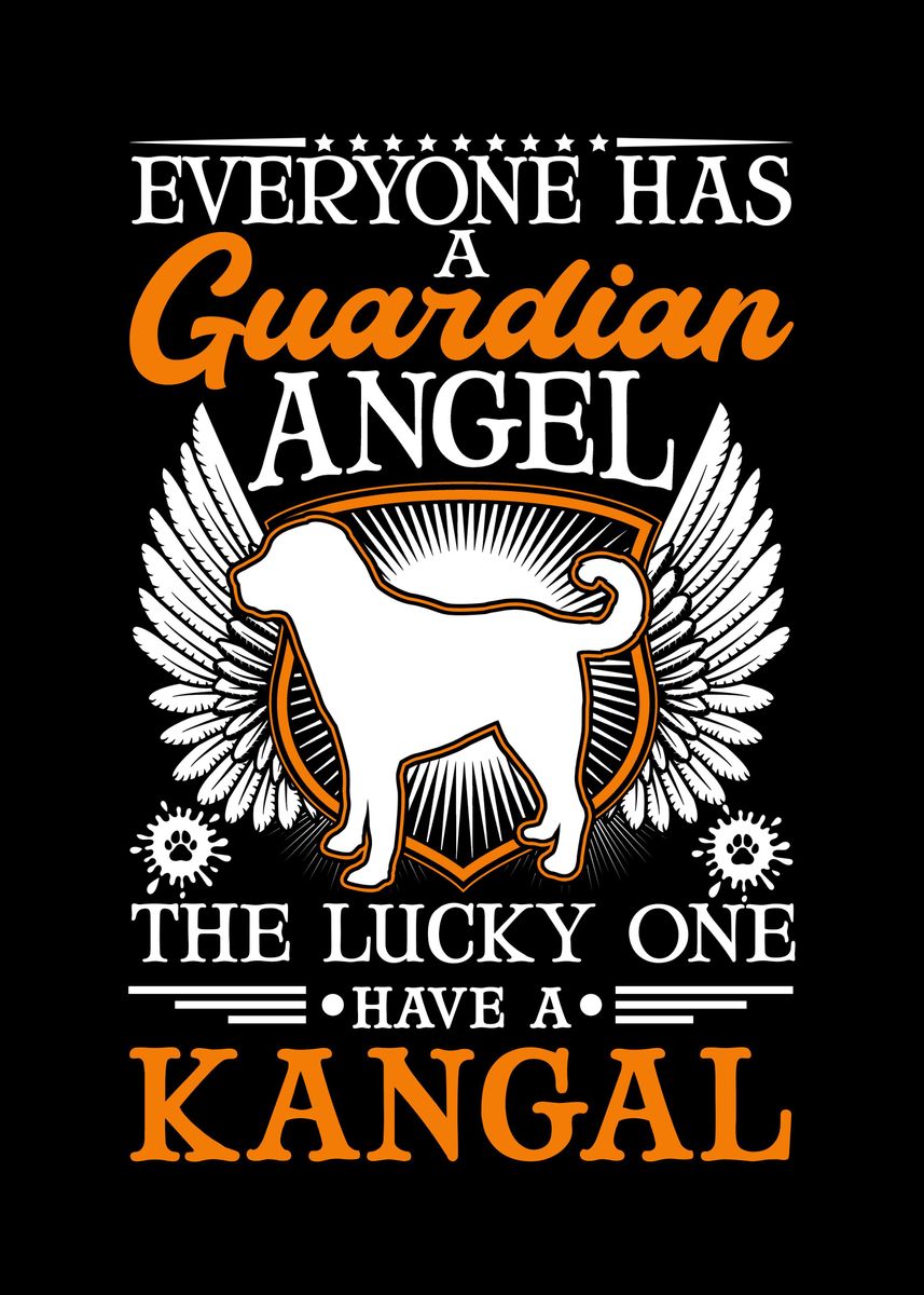 'Kangal Guardian Angel' Poster, picture, metal print, paint by ...