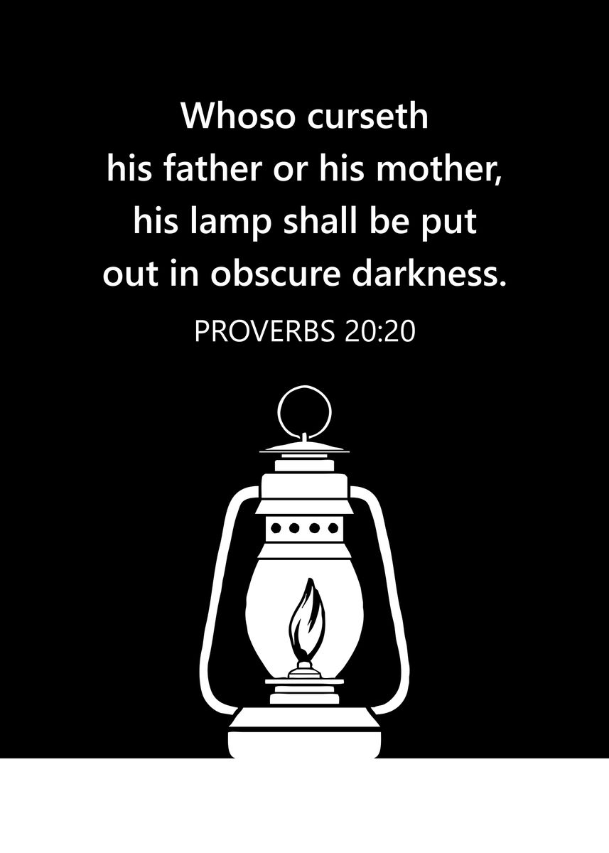 'Proverbs 20 20' Poster, picture, metal print, paint by ABConcepts ...