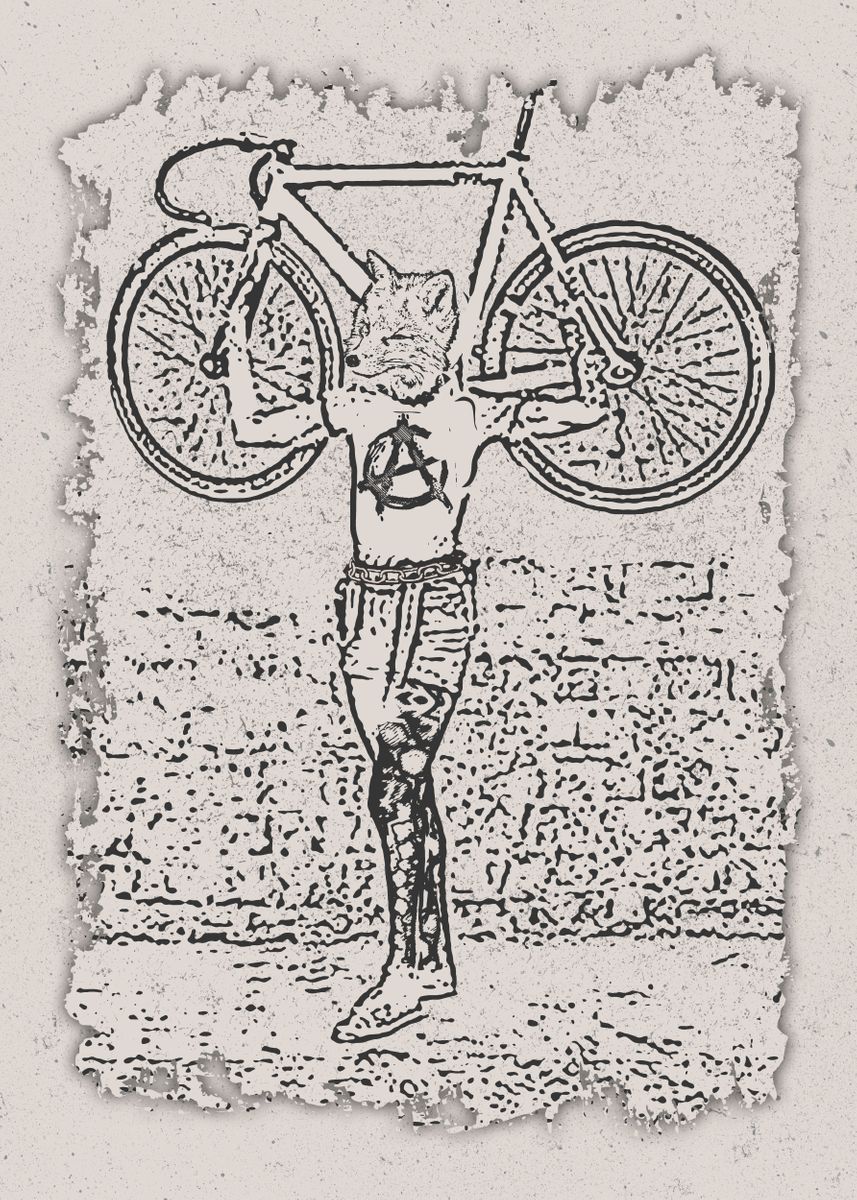 'Bike Punk' Poster by Ilya Danilov | Displate