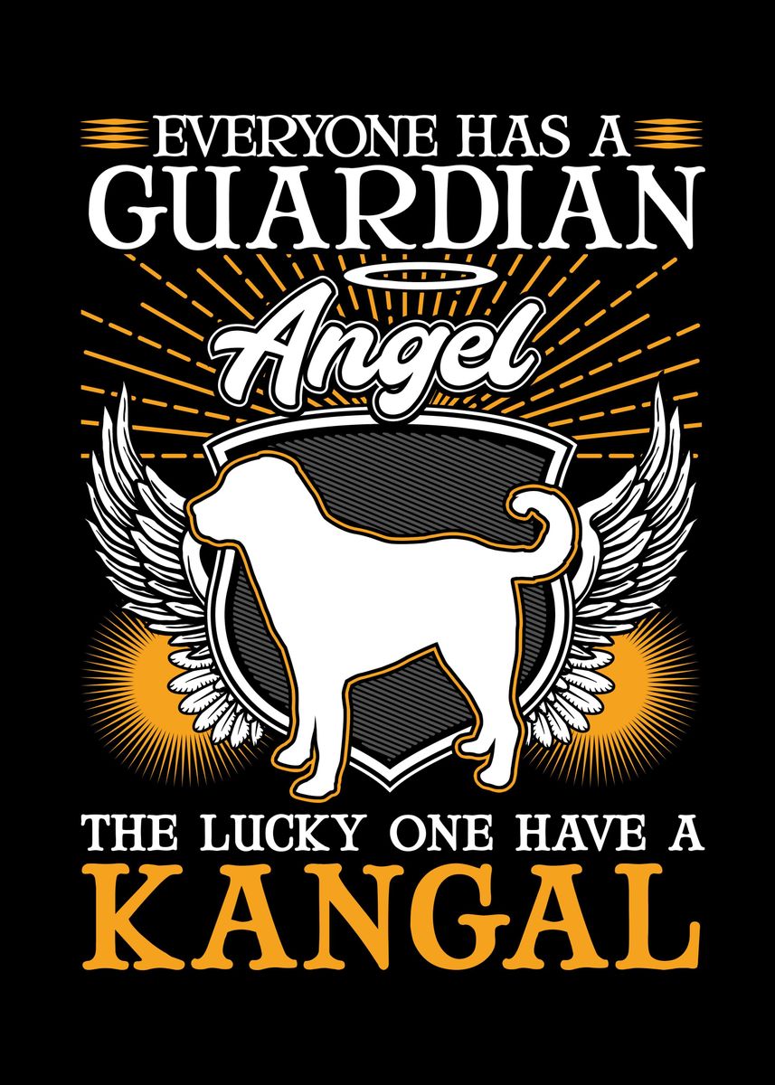 'Kangal Guardian Angel' Poster, picture, metal print, paint by ...